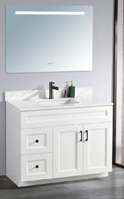Elegant 42" Pine Wood Single Vanity | R2GO