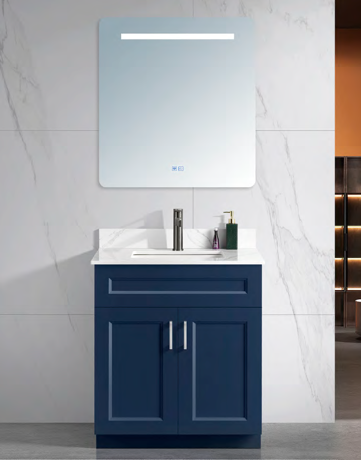 Elegant 30" Pine Wood Single Vanity | R2GO