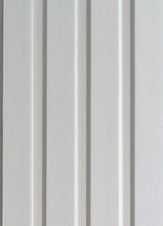 Soft Touch White Fluted Wall Panels for Stunning Interior Design | R2GO